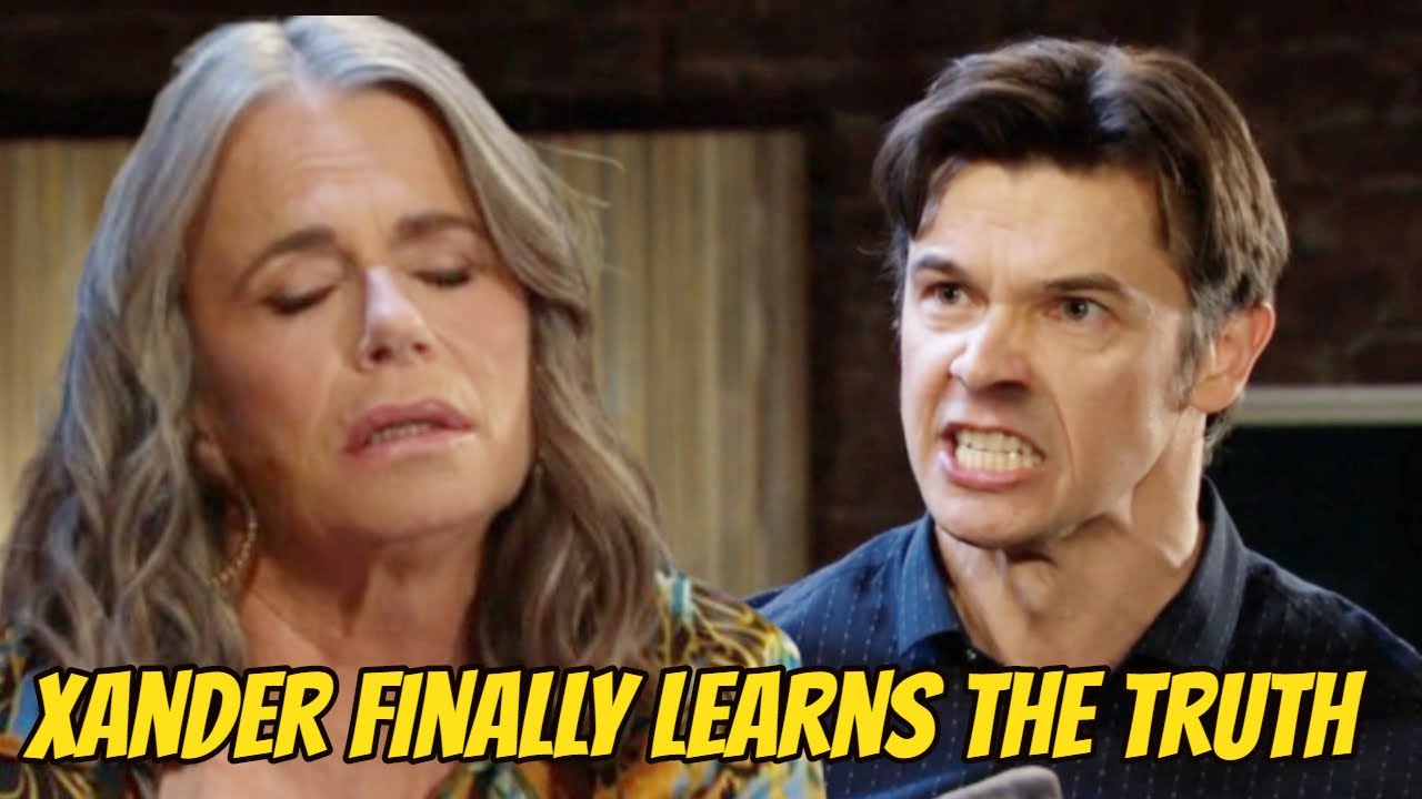 OMG! Xander finally learns the truth about Fiona Days of our lives ...