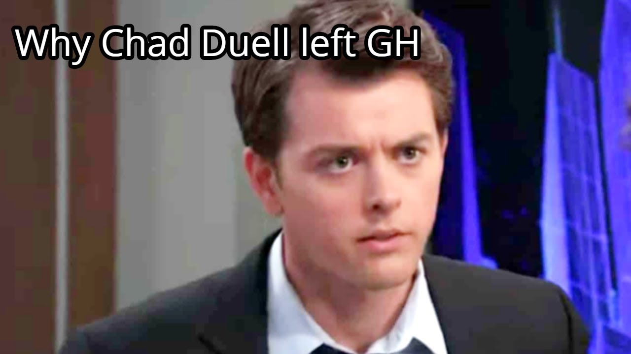 Shocking reason why Chad Duell left, GH is in crisis General Hospital ...